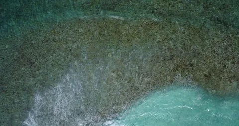 Lagoon In Samoa - Seafloor Seen Through ... | Stock Video | Pond5