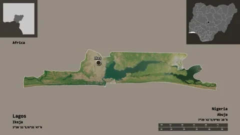 Map Of Lagos Stock Footage ~ Royalty Free Stock Videos | Pond5