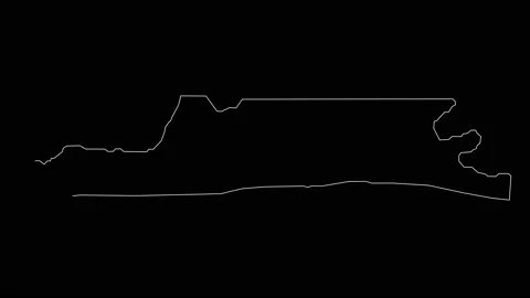 Lagos state map of Nigeria outline anima... | Stock Video | Pond5