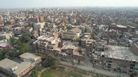 Lahore City Pakistan Aerial View Drone 4... | Stock Video | Pond5