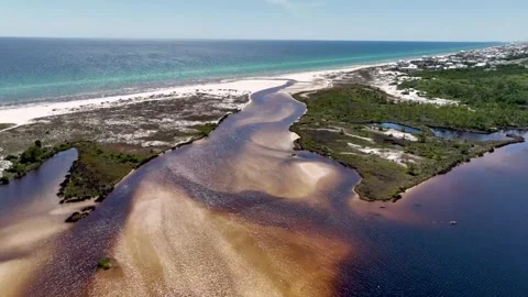 Lake Powell Florida Coastal Dune Lake Ou... | Stock Video | Pond5