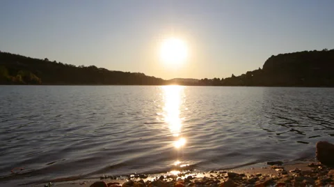lake verbon france water sea beach coast... | Stock Video | Pond5