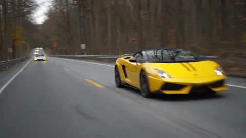 Lamborghini Fly By | Stock Video | Pond5