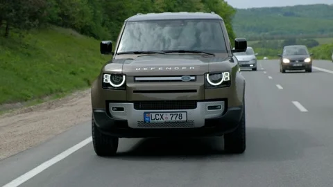 Land Rover Defender 2020 - Test drive hi... | Stock Video | Pond5