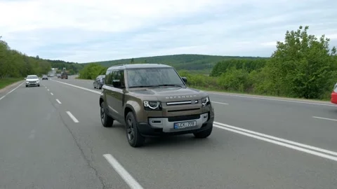 Land Rover Defender 2020 - Test drive hi... | Stock Video | Pond5