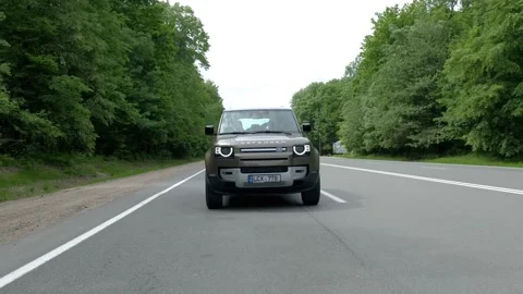 Land Rover Defender 2020 - Test drive hi... | Stock Video | Pond5
