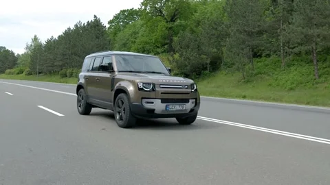 Land Rover Defender 2020 - Test drive hi... | Stock Video | Pond5