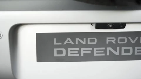 Land Rover Defender logo, new generation... | Stock Video | Pond5