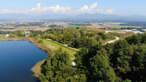 Landfill hill made of industrial waste n... | Stock Video | Pond5