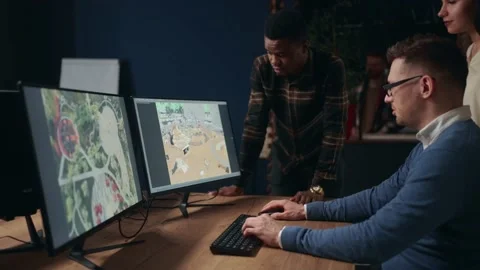 landscape and topographical design, usin... | Stock Video | Pond5