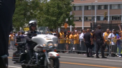 LAPD Motorcycle Cop | Stock Video | Pond5
