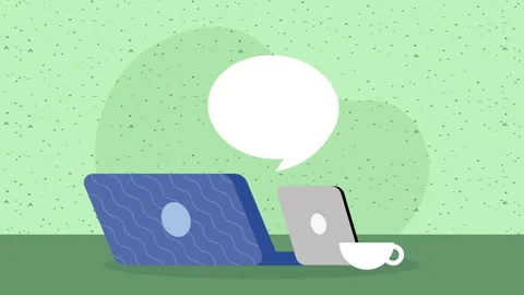 laptop computer and tablet animation | Stock Video | Pond5