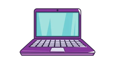 Laptop icon animation | Stock Video | Pond5
