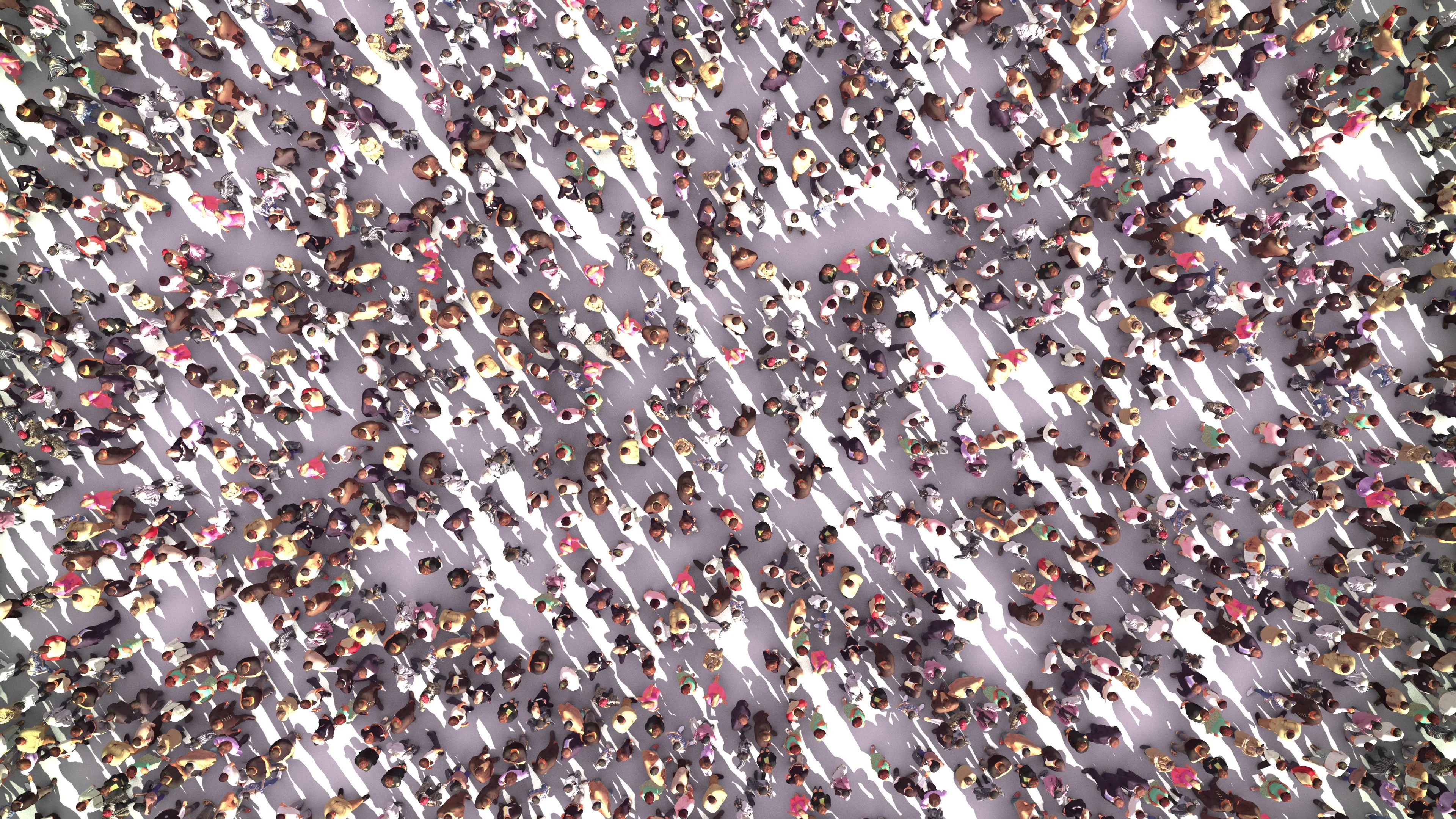 Lots Of People In A Crowd