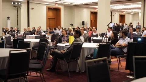 Crowd In Conference Stock Footage ~ Royalty Free Stock Videos | Pond5