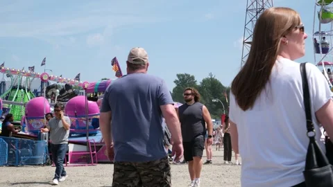 large crowd of overweight people overwei... | Stock Video | Pond5