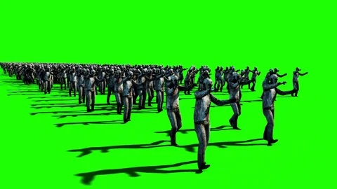 Greenscreen Zombies Stock Footage ~ Royalty Free Stock Videos | Pond5
