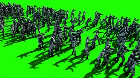 Greenscreen Zombies Stock Footage ~ Royalty Free Stock Videos | Pond5