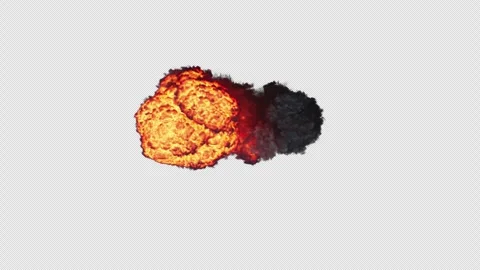 Large Explosion top down view on transpa... | Stock Video | Pond5