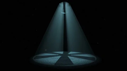 A large fan on the ceiling cast shadows ... | Stock Video | Pond5