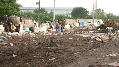 Landfill Garbage Trash From Recycling Stock Footage ~ Royalty Free ...