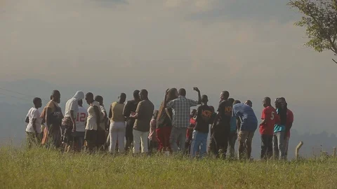 A large gathering of people dance and ce... | Stock Video | Pond5