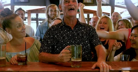 Large group of people patting and cheeri... | Stock Video | Pond5