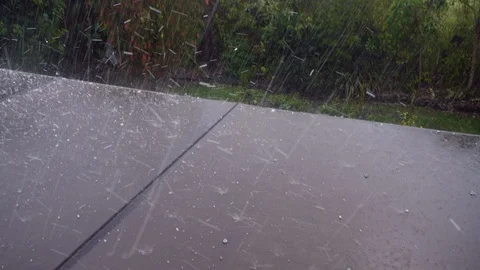 Hail On Roof Stock Video Footage | Royalty Free Hail On Roof Videos | Pond5