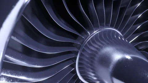 Jet Engine Blade Stock Footage ~ Royalty Free Stock Videos | Pond5