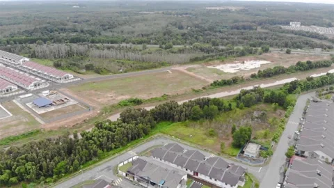 Large Land Space For Buildings And House... | Stock Video | Pond5