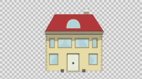 Large Mansion House Animation | Stock Video | Pond5