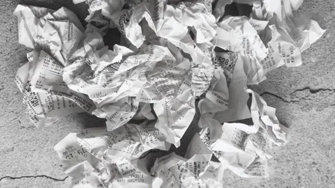 Budget For Crumpled Stock Videos – Royalty-Free HD & 4K Videos