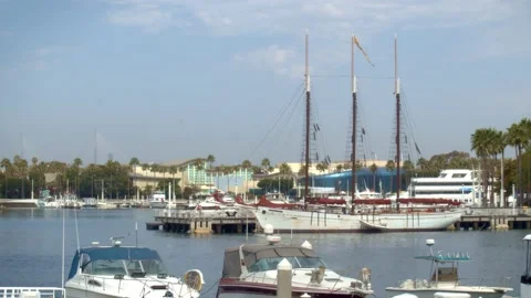 Old Sailing Ship At Port Stock Video Footage | Royalty Free Old Sailing ...