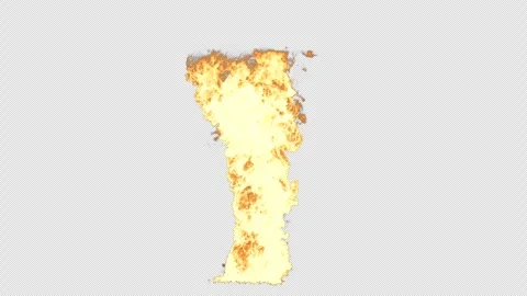 Large scale fire burning on transparent ... | Stock Video | Pond5