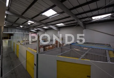 Large storage units in a warehouse ~ Hi Res #34756898