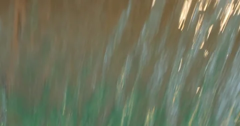 large stream of water flows into the poo... | Stock Video | Pond5