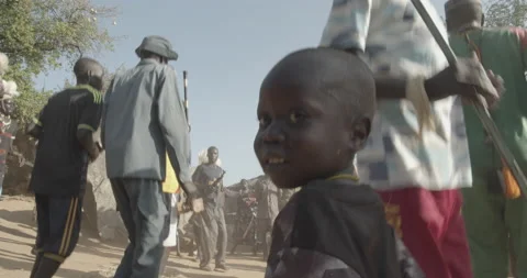 Larim tribe people dancing during a wedd... | Stock Video | Pond5