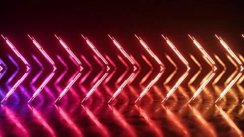 The laser arrow lines change color from ... | Stock Video | Pond5