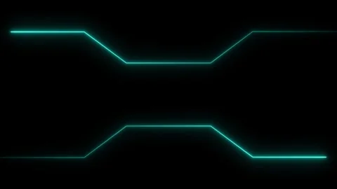 laser neon border animation on black bac... | Stock Video | Pond5