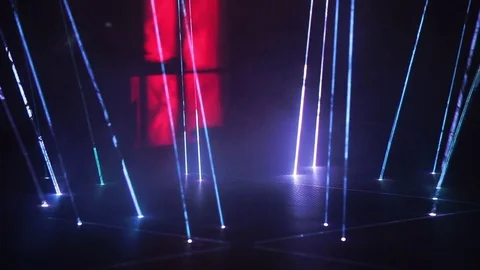 Laser stage lighting effects | Stock Video | Pond5