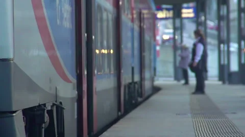 Running Conductor Stock Footage ~ Royalty Free Stock Videos | Pond5