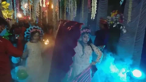 Latest Angel Dance Indian Wedding Entry ... | Stock Video | Pond5