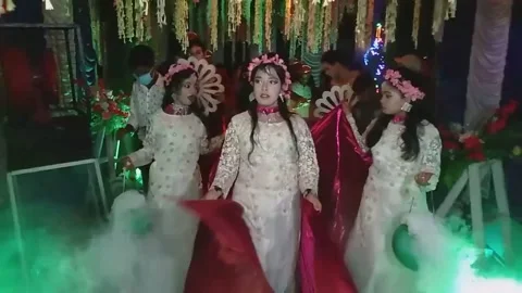 Latest Angel Dance Indian Wedding Entry ... | Stock Video | Pond5