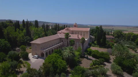 Latroon trappists monastery located at t... | Stock Video | Pond5
