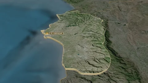 Lattakia extruded. Syria. Stereographic ... | Stock Video | Pond5