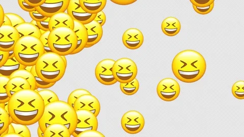 Laughing Animated Emoji Pack with Overla... | Stock Video | Pond5