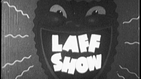 Laughing Black Face LAFF SHOW Funny Come... | Stock Video | Pond5