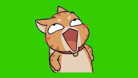 Laughing Cat Animation with Hands on Hip... | Stock Video | Pond5