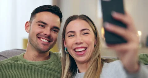 Laughing, funny face and a couple for a ... | Stock Video | Pond5