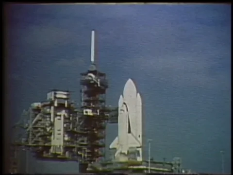 Launch of the first flight of space shut... | Stock Video | Pond5